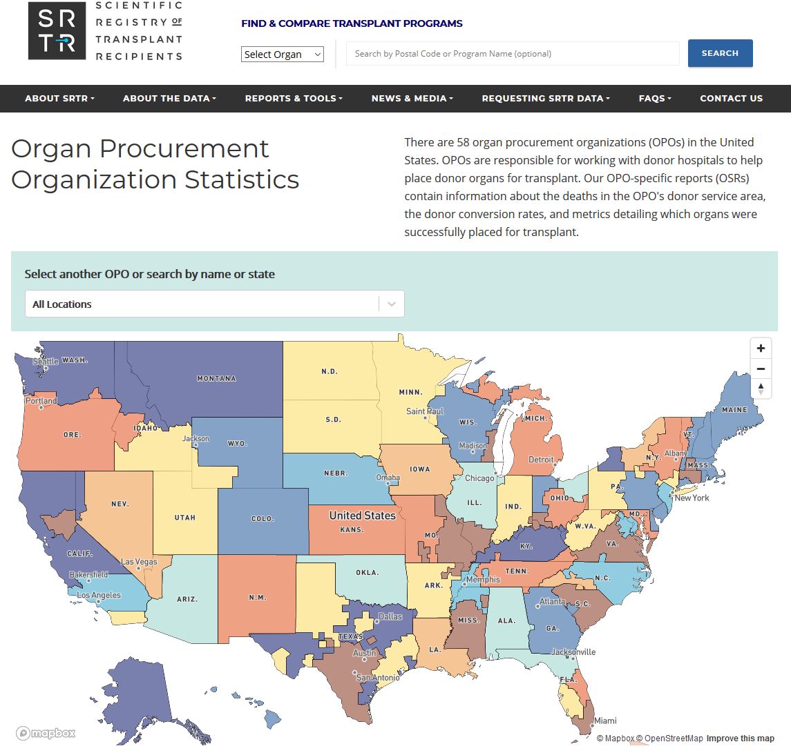SRTR | Data Visualizations